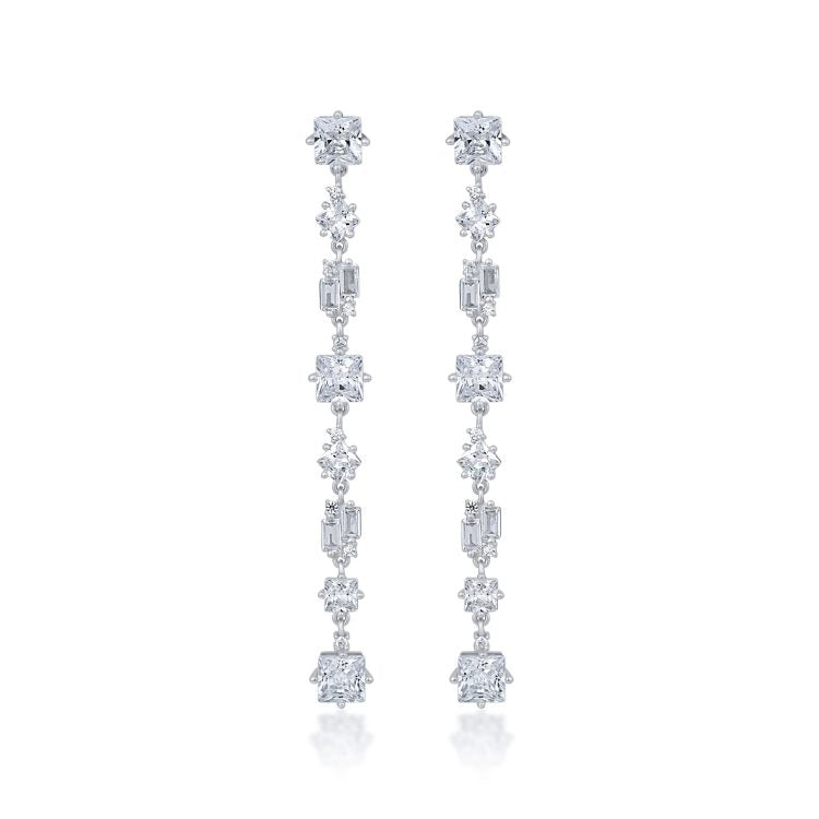 Linear Spark Drop Earrings – Glyters